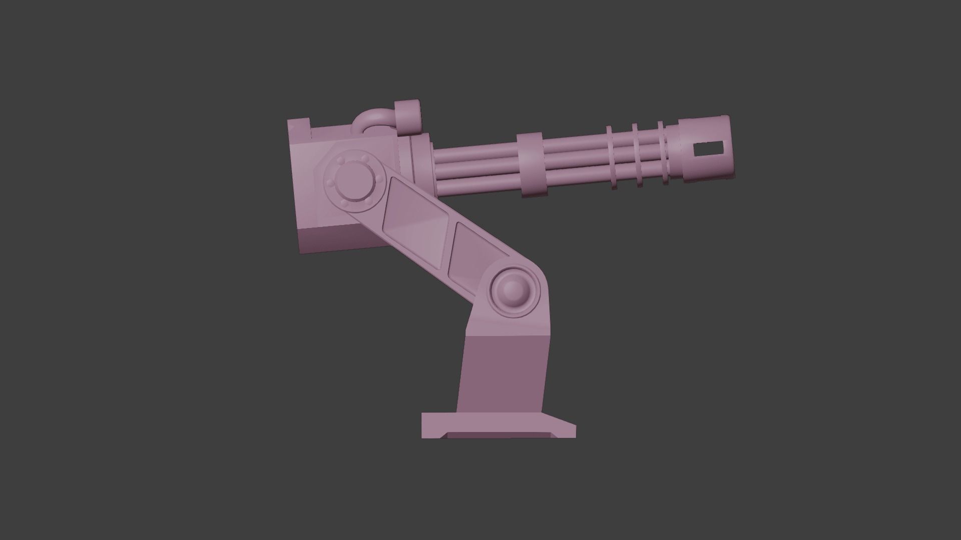 Miniature turret for collection or military landscape free 3D model 3D ...