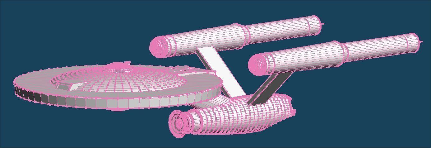 Star Trek Valley Forge 1-2500 scale free 3D model 3D printable | CGTrader