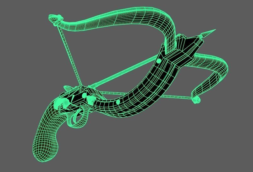Old small Crossbow 3D model | CGTrader