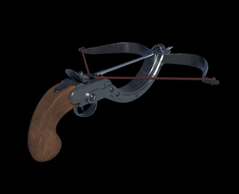 Old small Crossbow 3D model | CGTrader