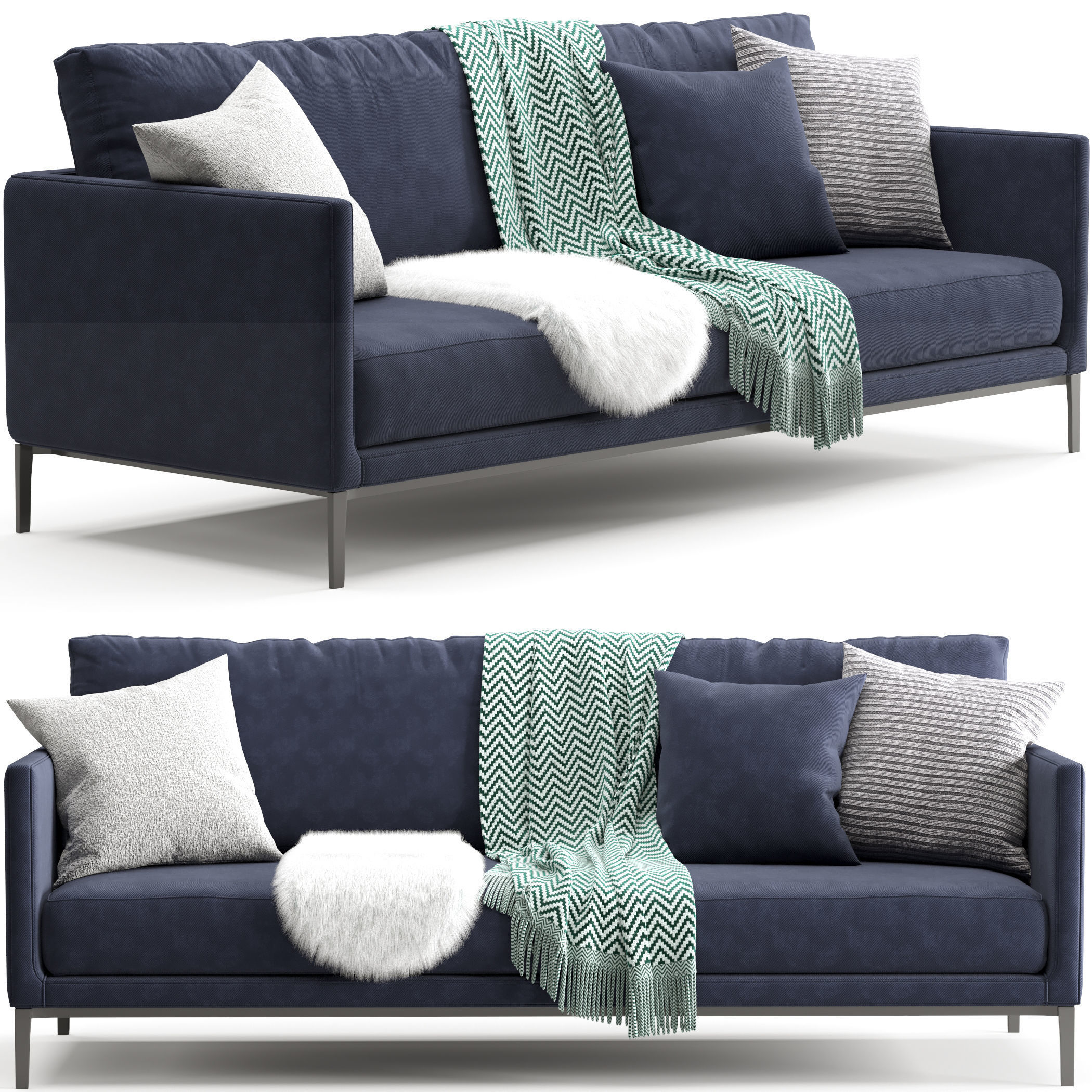 Maxalto Simpliciter Sofa 3D model | CGTrader