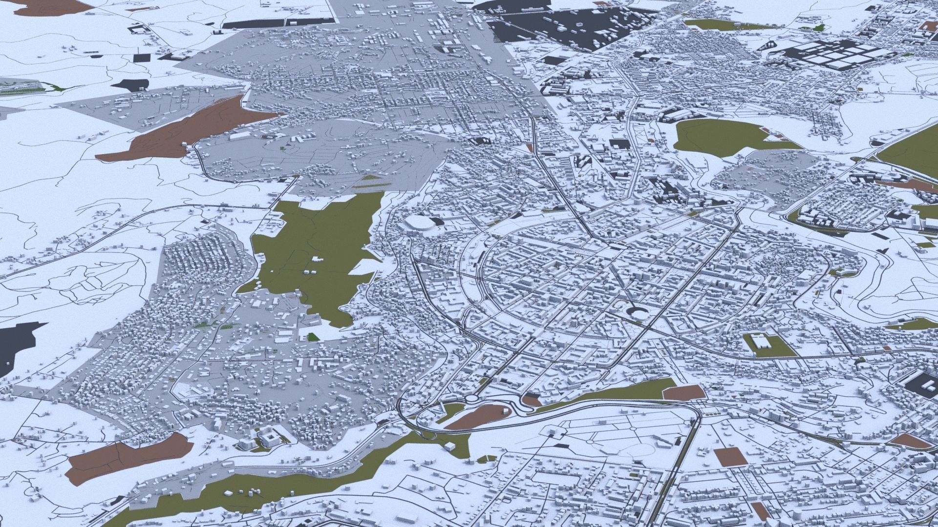 3D model Yerevan low-poly 3D model VR / AR / low-poly | CGTrader