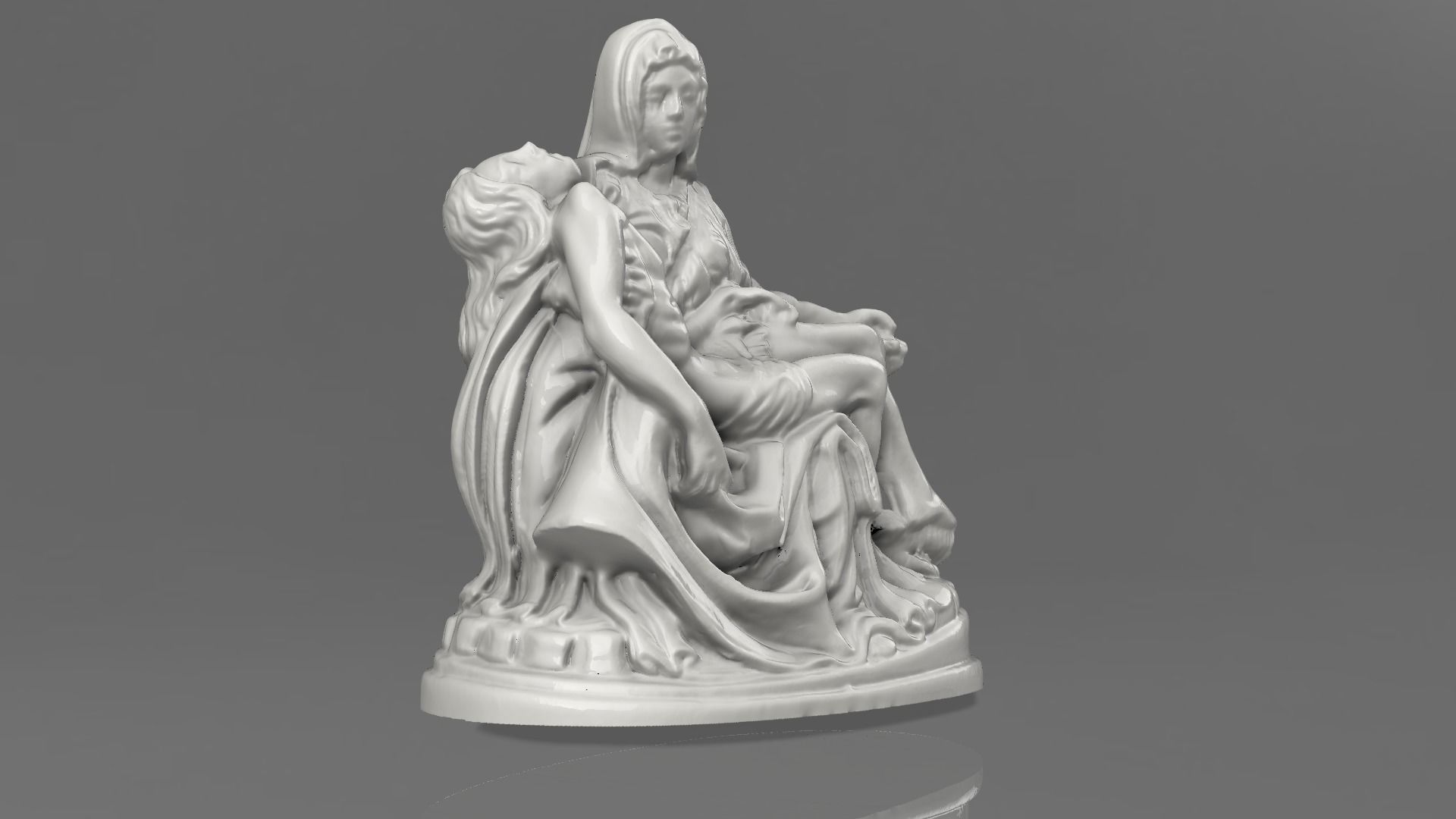 Pieta - 3D print model - Michelangelo 3D model 3D printable | CGTrader