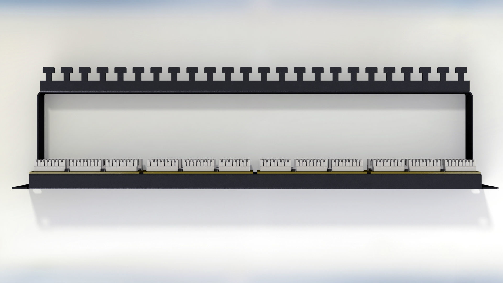 Patch panel 3D model | CGTrader