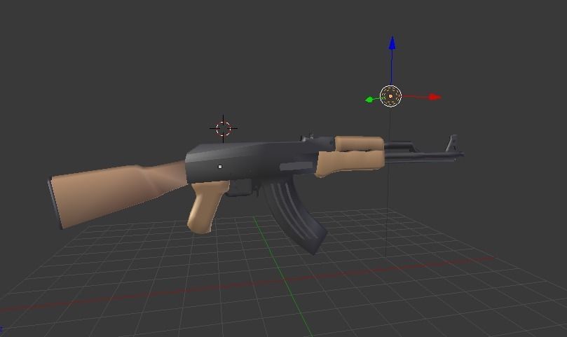 AK 47 - Basic 3D model 3D printable | CGTrader