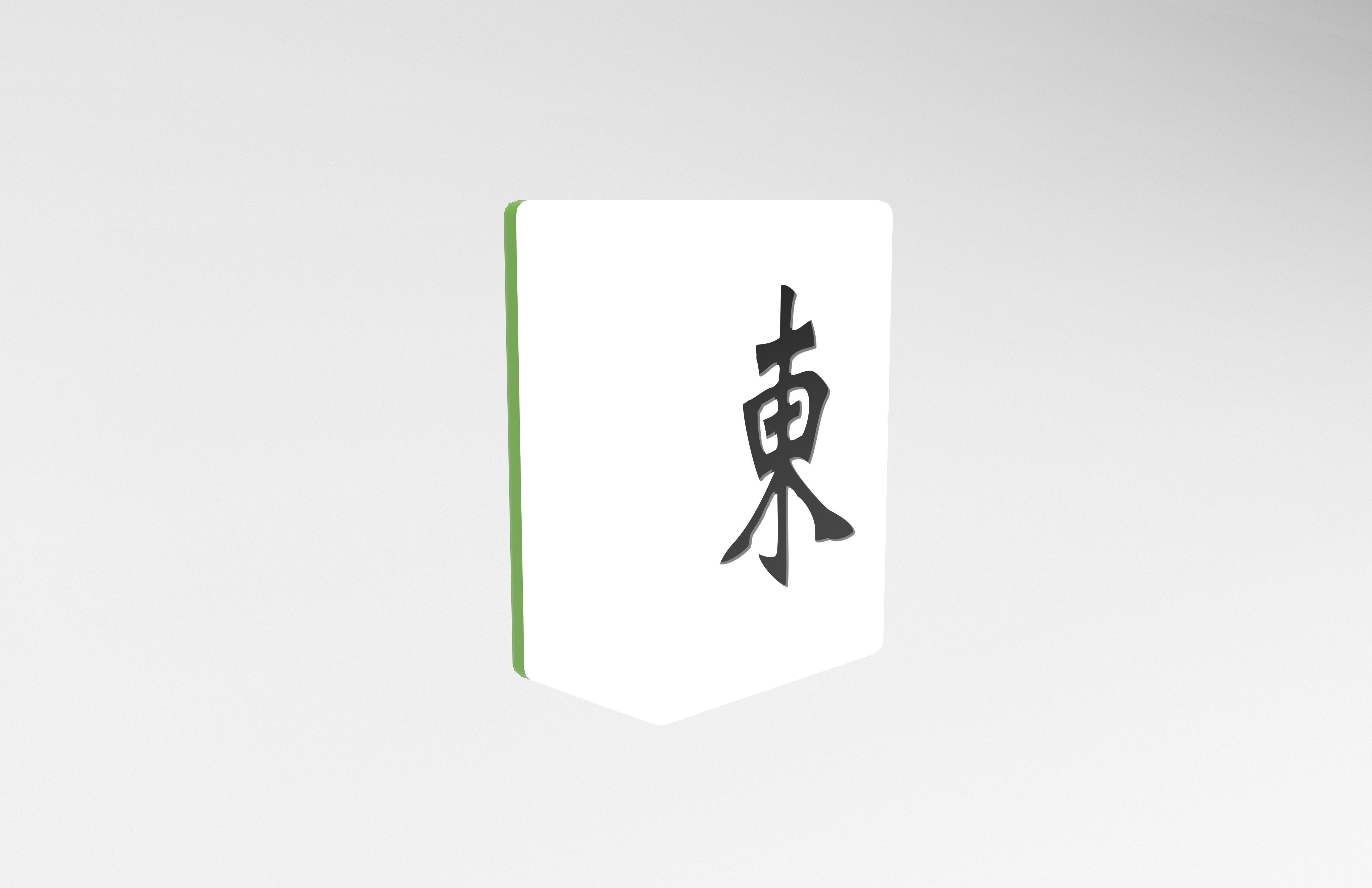 3D model Mahjong v1 010 VR / AR / low-poly | CGTrader