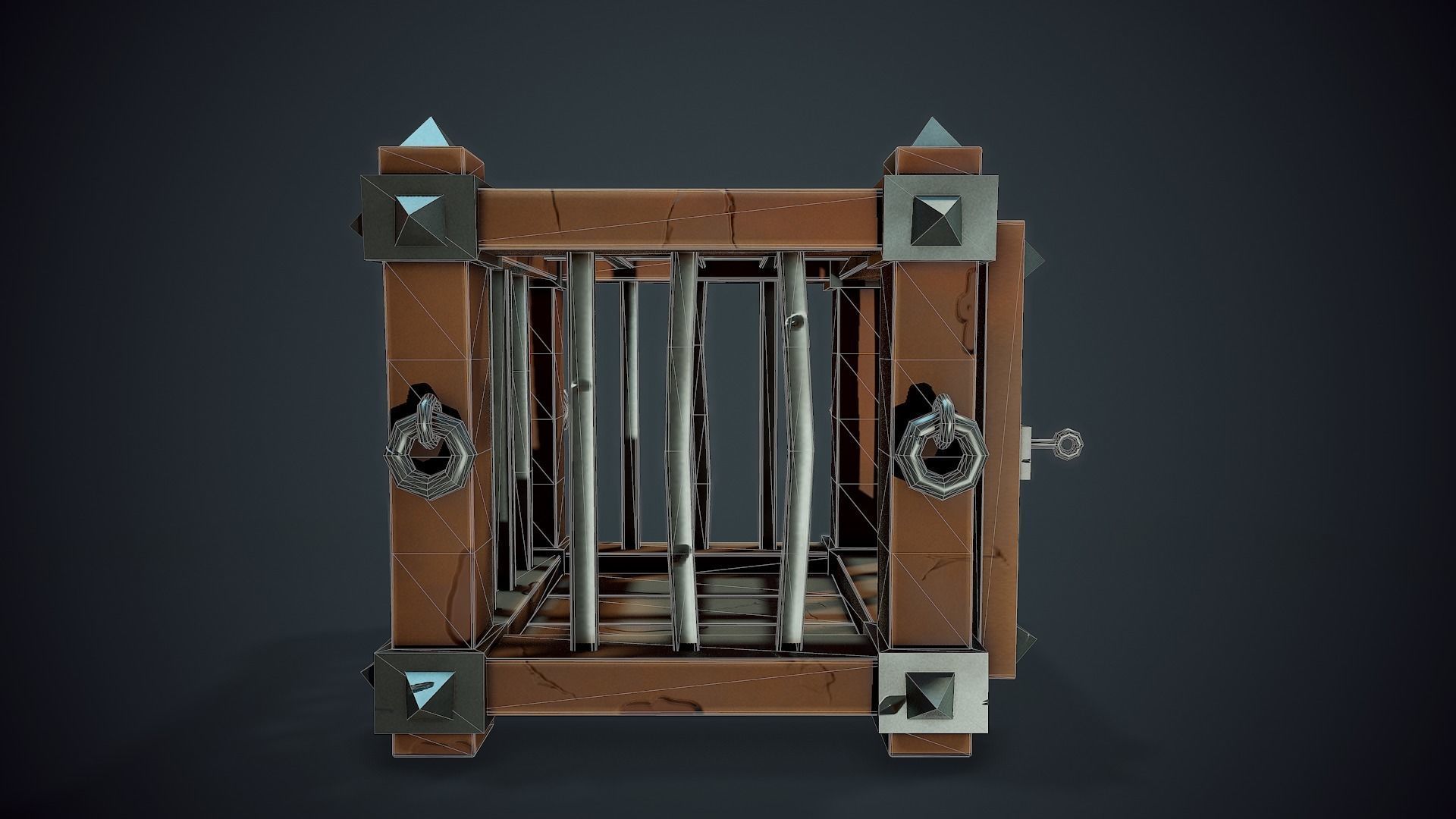 3D model Stylized Cage - Tutorial Included VR / AR / low-poly | CGTrader