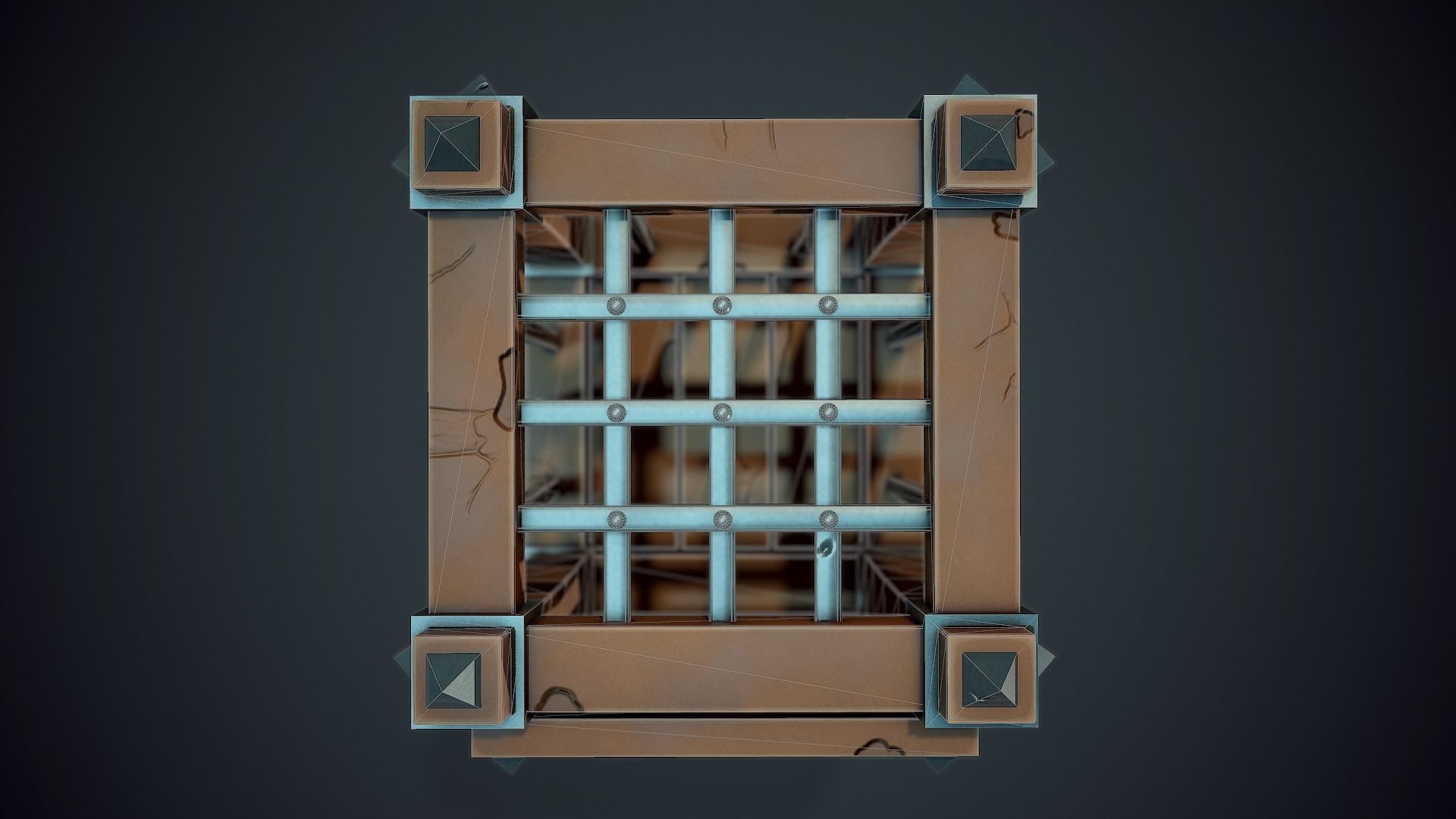 3D model Stylized Cage - Tutorial Included VR / AR / low-poly | CGTrader