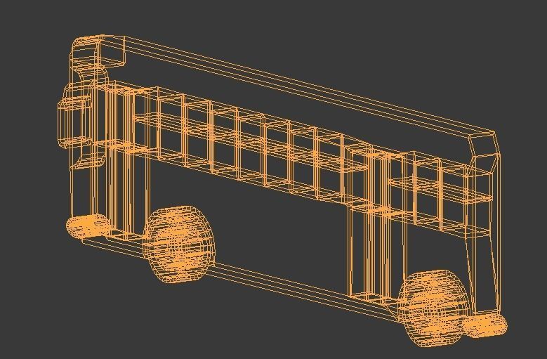 simple bus free 3D model 3D printable | CGTrader