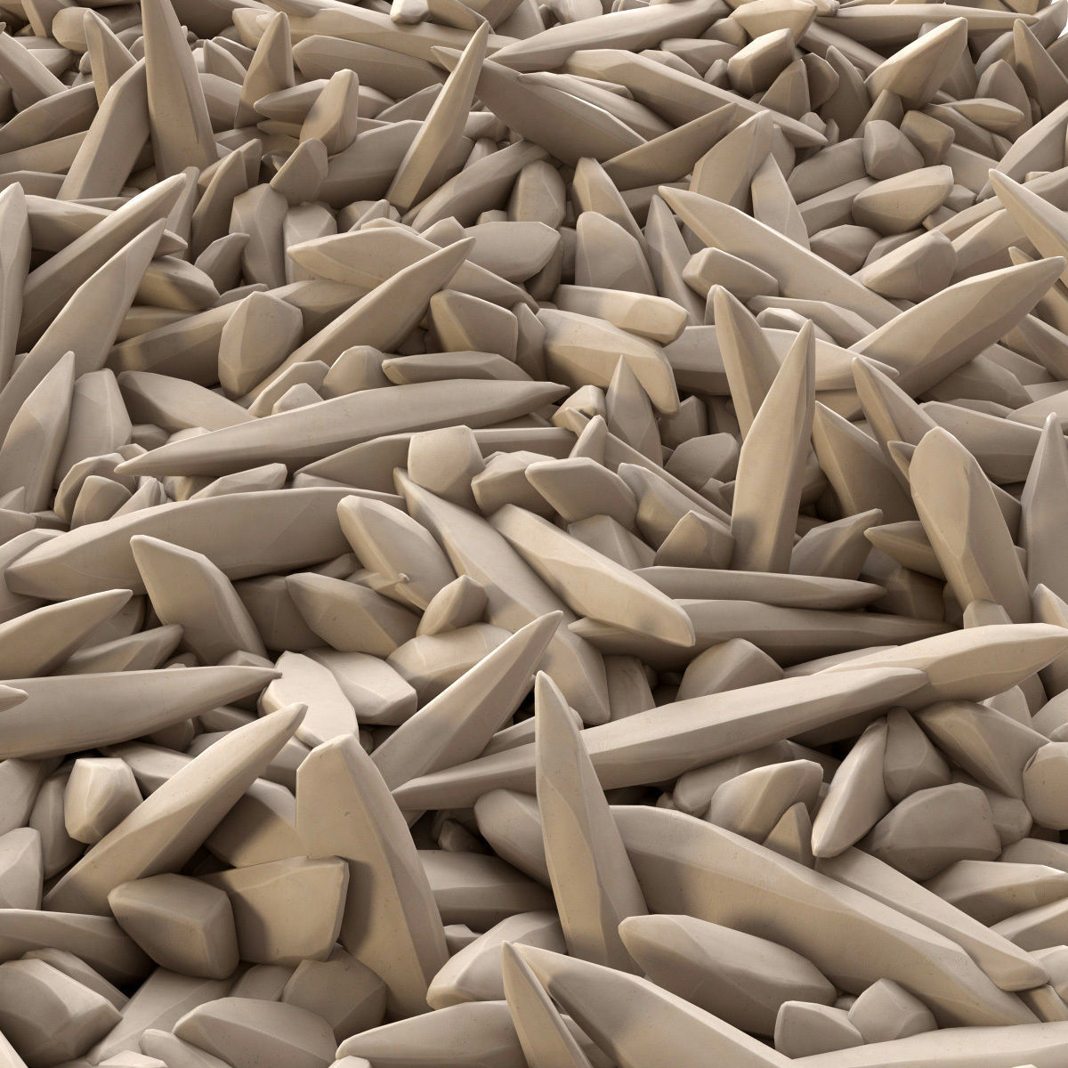 Clay rock stone decorative n1 3D model | CGTrader