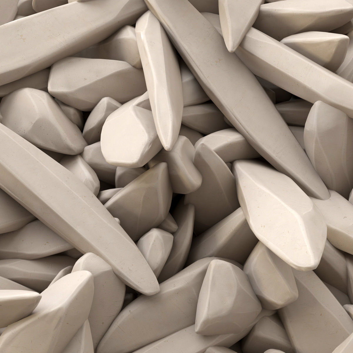 Clay rock stone decorative n1 3D model | CGTrader