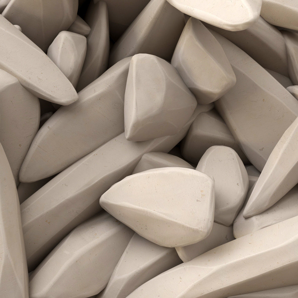 Clay rock stone decorative n1 3D model | CGTrader