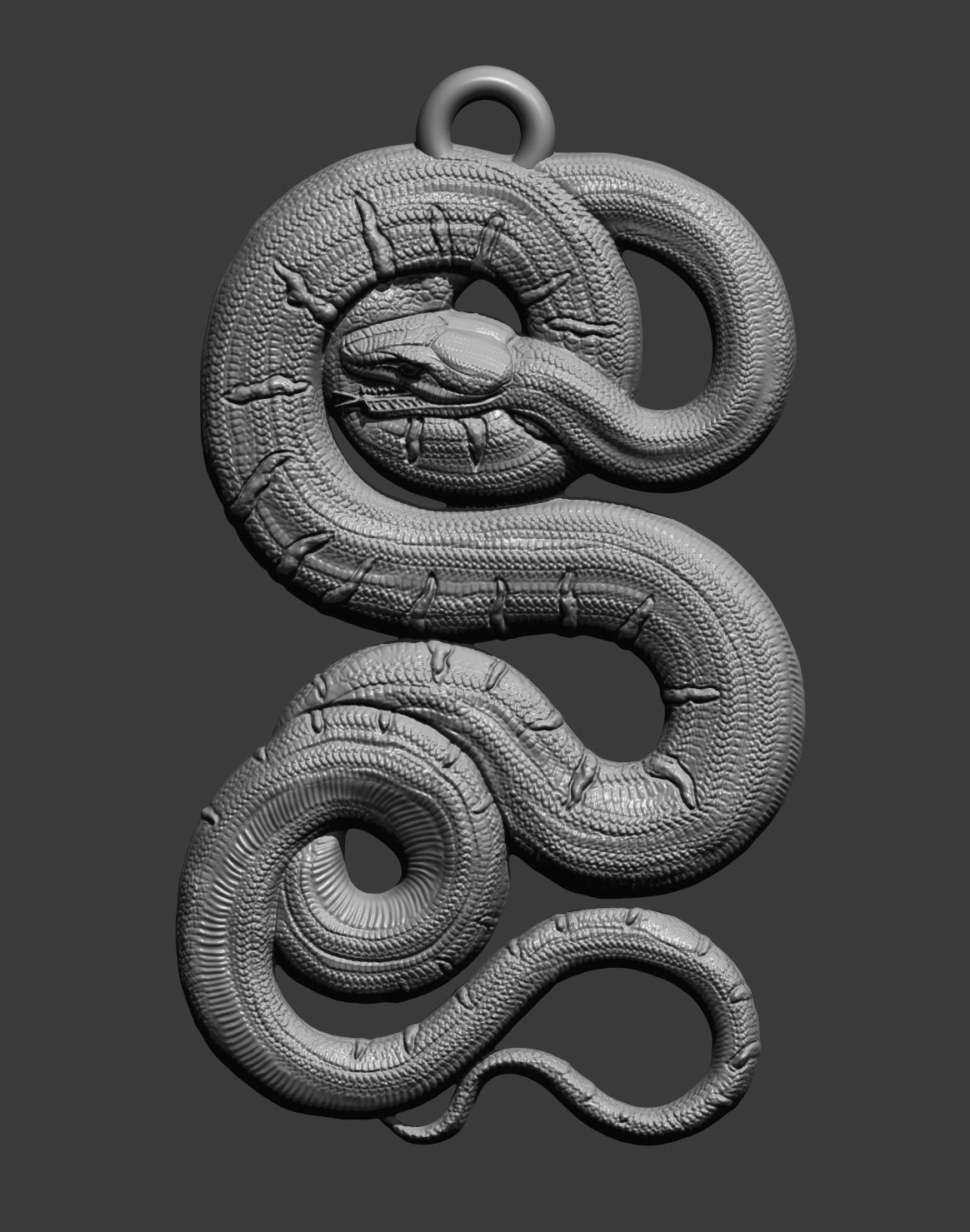 Snake 3D model 3D printable | CGTrader