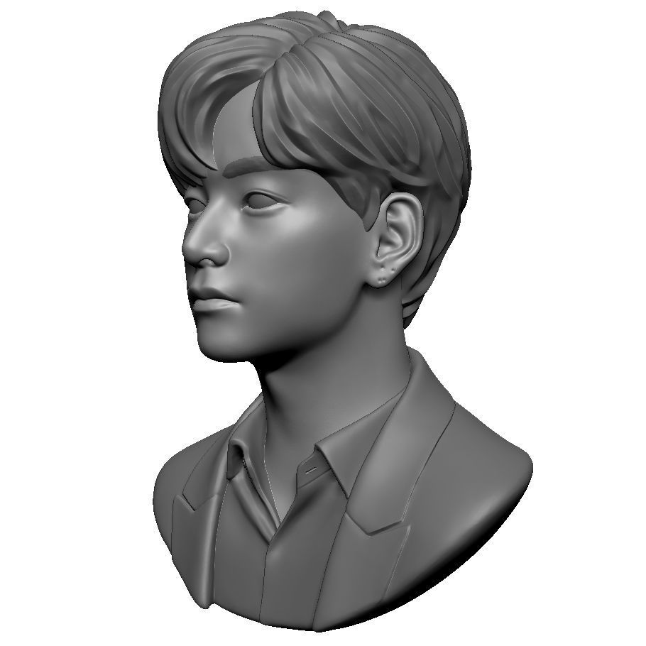 BTS V Kim Taehyung 3D model 3D printable | CGTrader