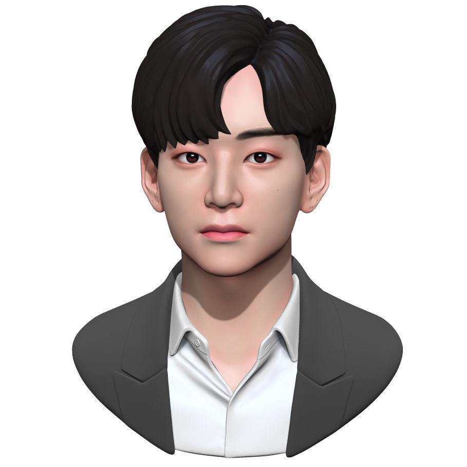 BTS V Kim Taehyung 3D model 3D printable | CGTrader