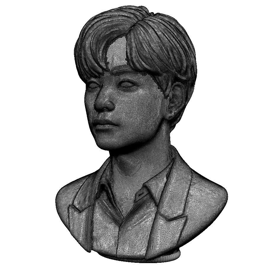 BTS V Kim Taehyung 3D model 3D printable | CGTrader