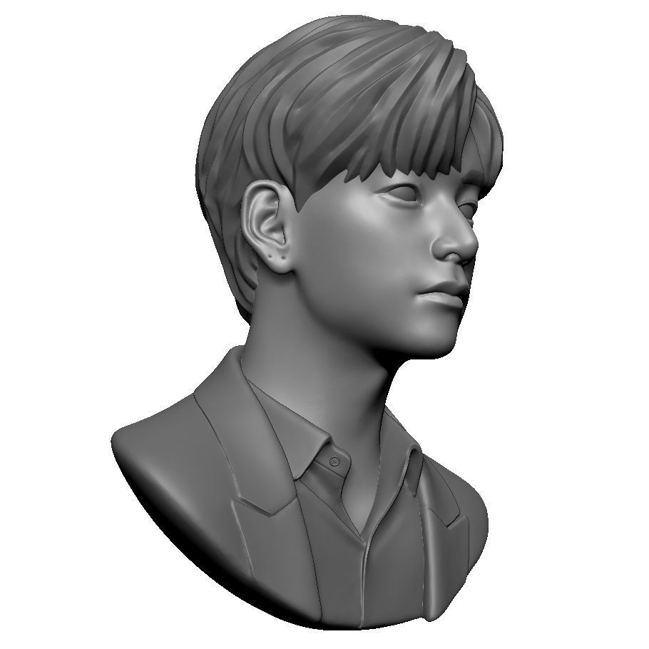 BTS V Kim Taehyung 3D model 3D printable | CGTrader