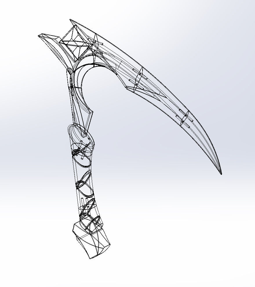League Of Legends KDA Akali Kama Printable Model 3D model 3D printable ...