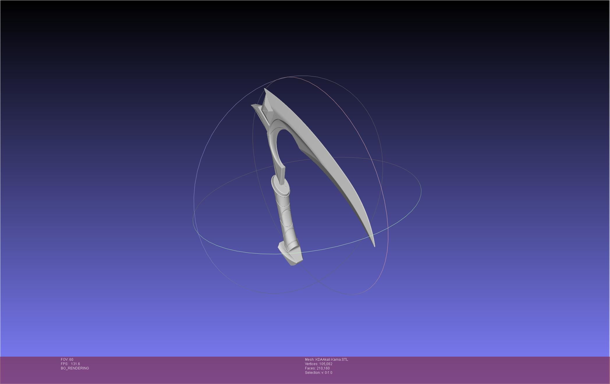 League Of Legends KDA Akali Kama Printable Model 3D model 3D printable ...