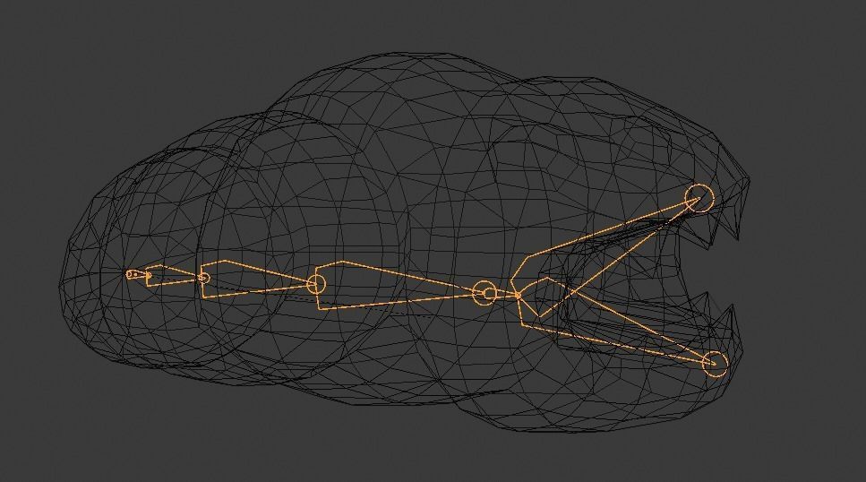 3D model Hand Painted Croissant Monster VR / AR / low-poly | CGTrader