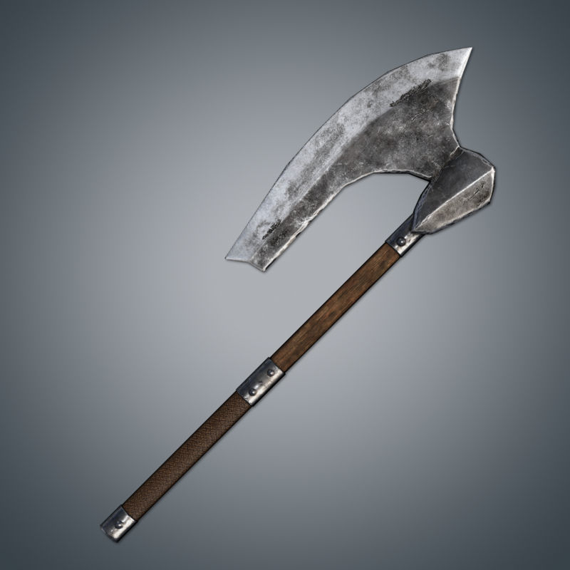3D model Medieval Cleaving Weapons Pack VR / AR / low-poly | CGTrader