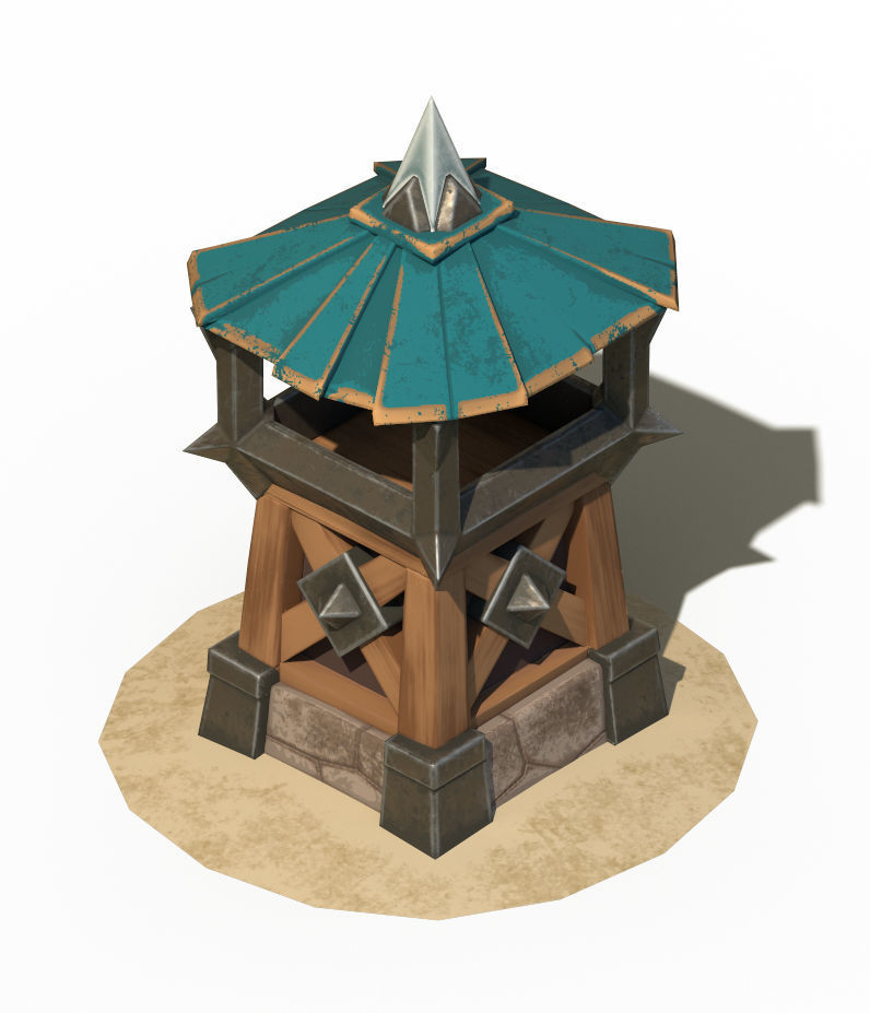 Archer Tower free VR / AR / low-poly 3D model | CGTrader
