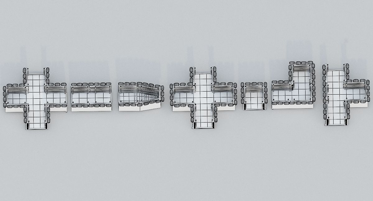 3D model Modular Military Trenches VR / AR / low-poly | CGTrader