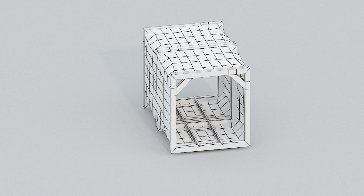 3D model Modular Low Poly PBR Underground Mine VR / AR / low-poly ...