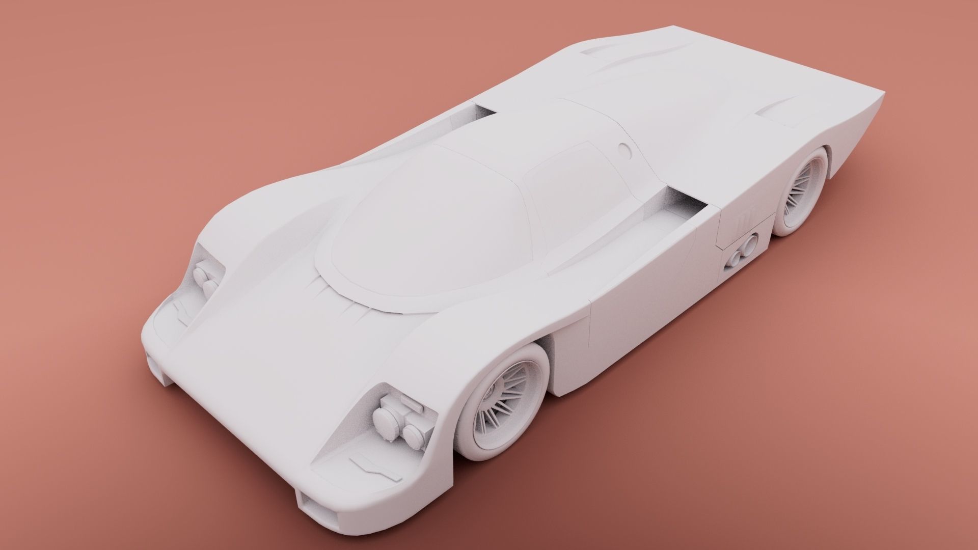 3D model 80s Group C racecar VR / AR / low-poly | CGTrader