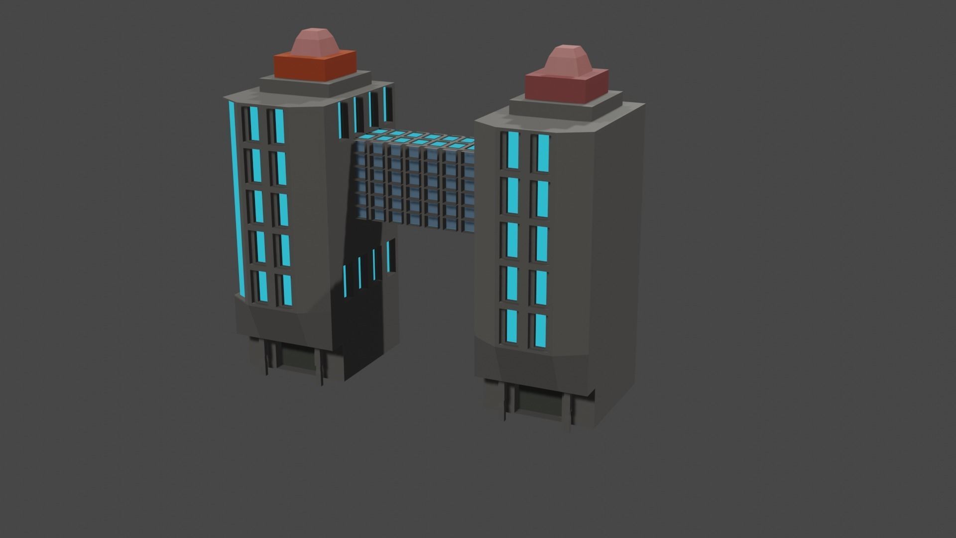 The Twin Towers free VR / AR / low-poly 3D model | CGTrader
