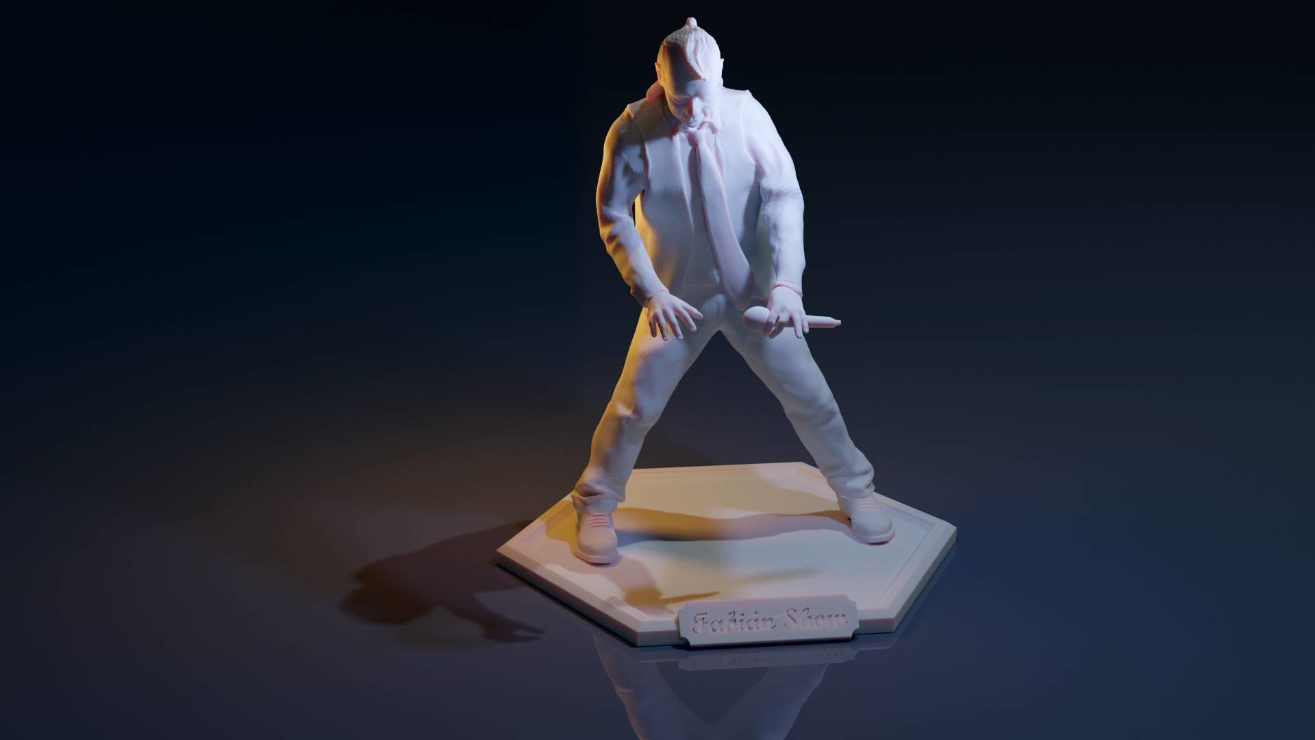 Fabian Show - Singer from Argentina 3D model 3D printable | CGTrader