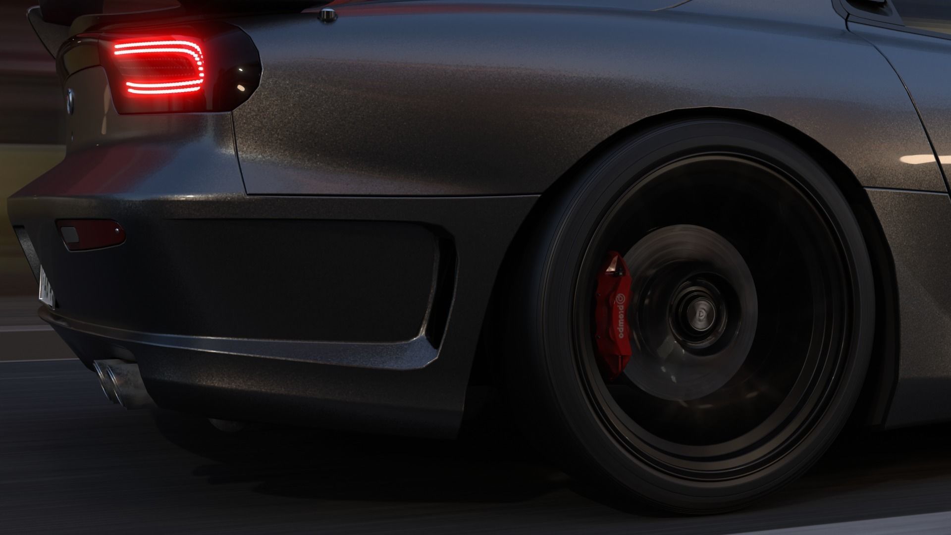 3D model Mazda RX-7 VR / AR / low-poly | CGTrader