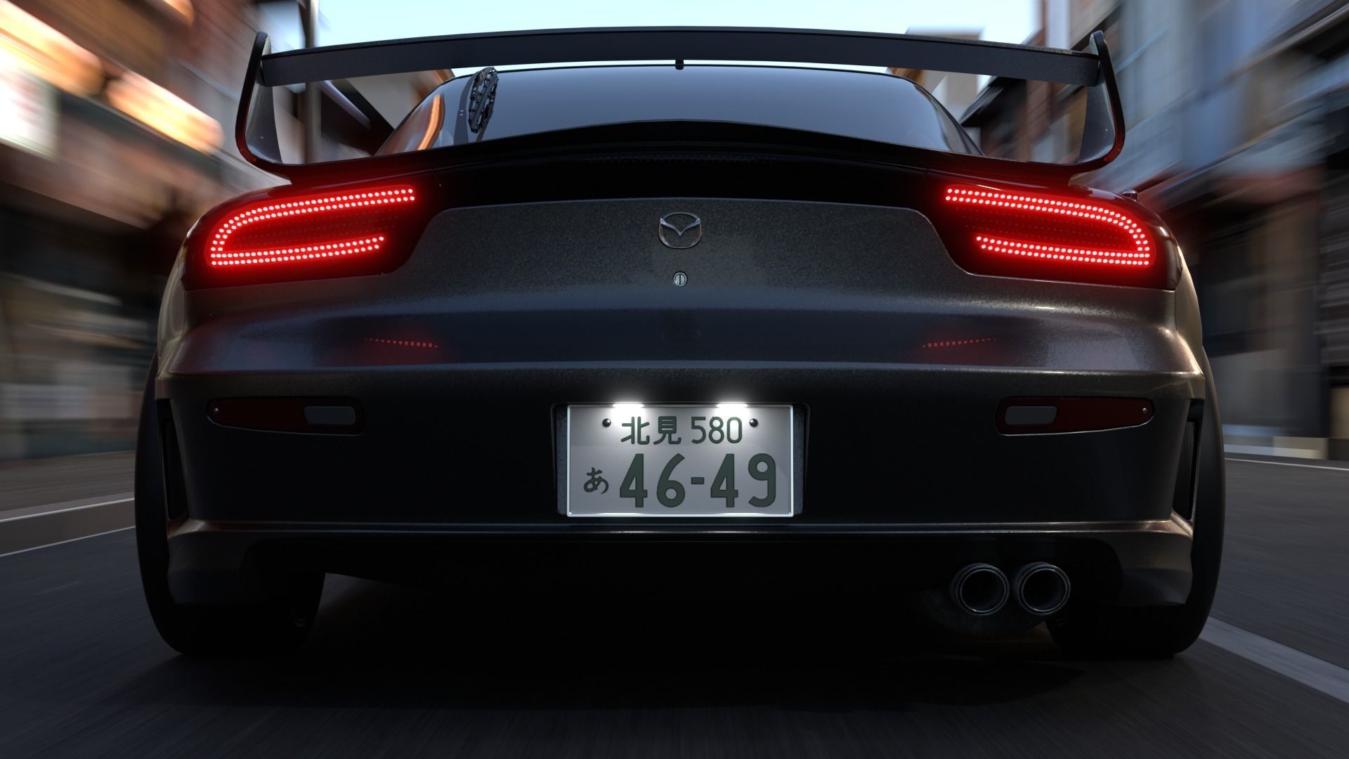 3D model Mazda RX-7 VR / AR / low-poly | CGTrader