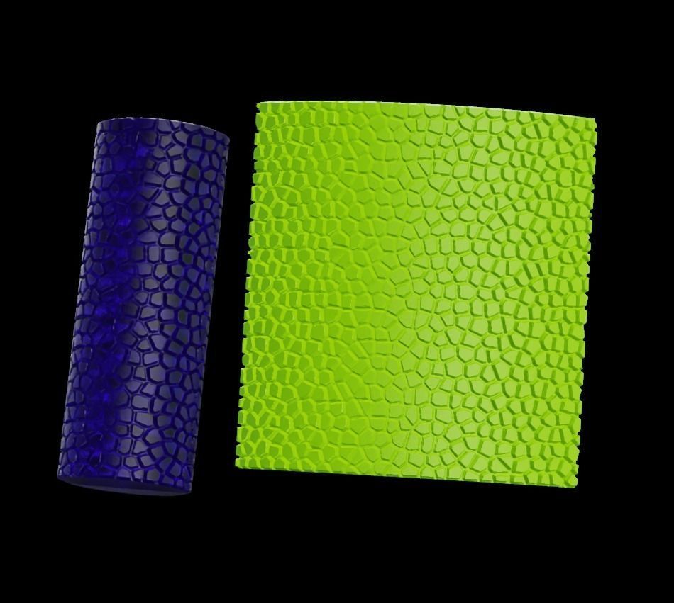 4 SEAMLESS TEXTURE ROLLER 3D print model 3D model 3D printable | CGTrader
