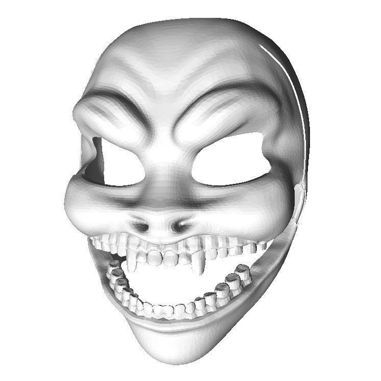 Fantasy Fiction Sci-Fi Alien Monster Character Mask 3D model 3D ...