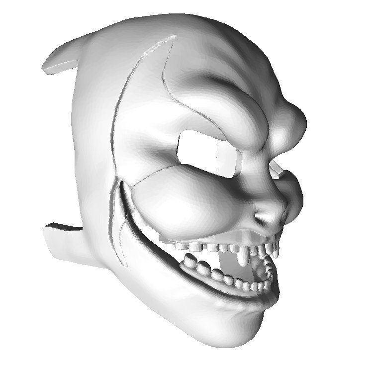 Fantasy Fiction Sci-Fi Alien Monster Character Mask 3D model 3D ...