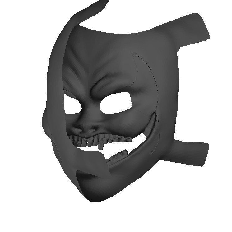 Fantasy Fiction Sci-Fi Alien Monster Character Mask 3D model 3D ...