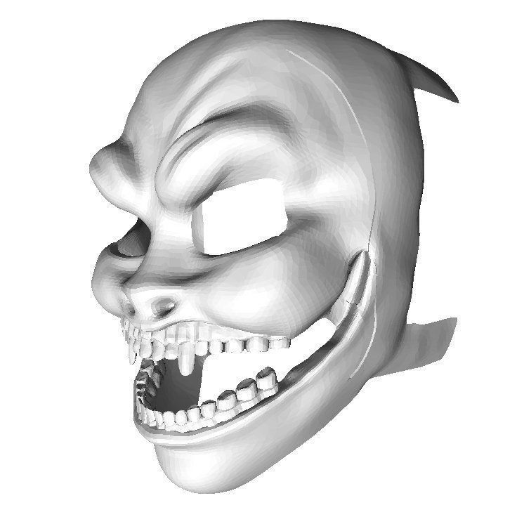Fantasy Fiction Sci-Fi Alien Monster Character Mask 3D model 3D ...
