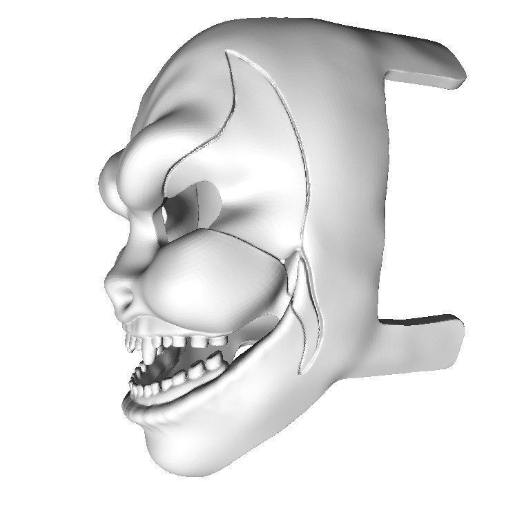 Fantasy Fiction Sci-Fi Alien Monster Character Mask 3D model 3D ...