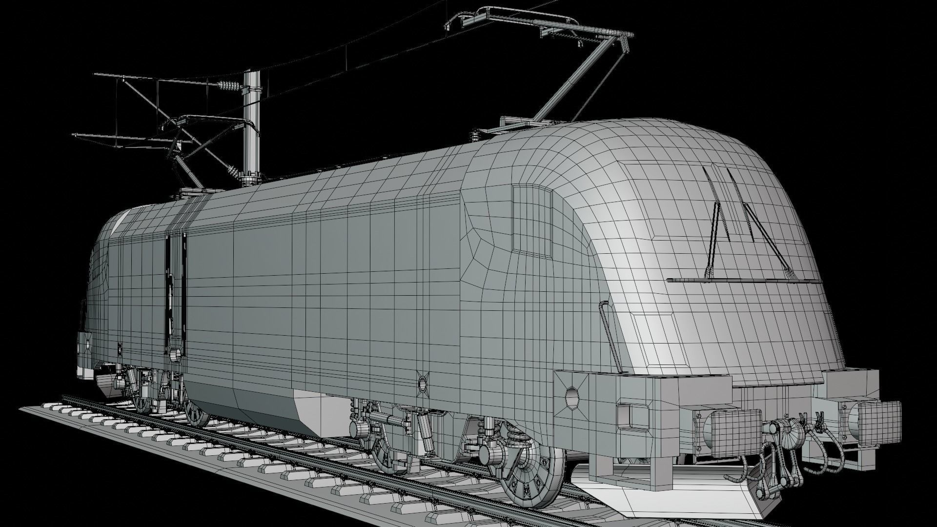 Siemens Taurus locomotive 3D model | CGTrader