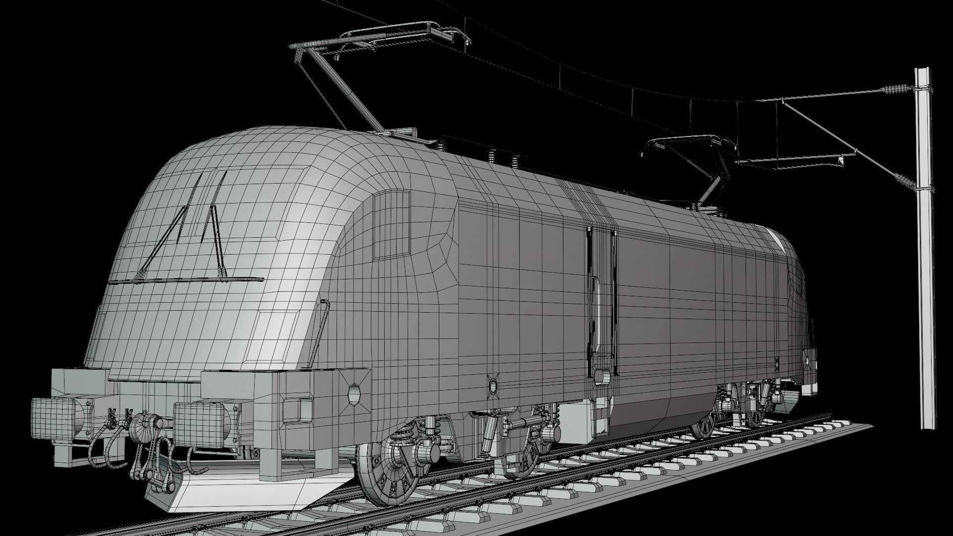 Siemens Taurus locomotive 3D model | CGTrader