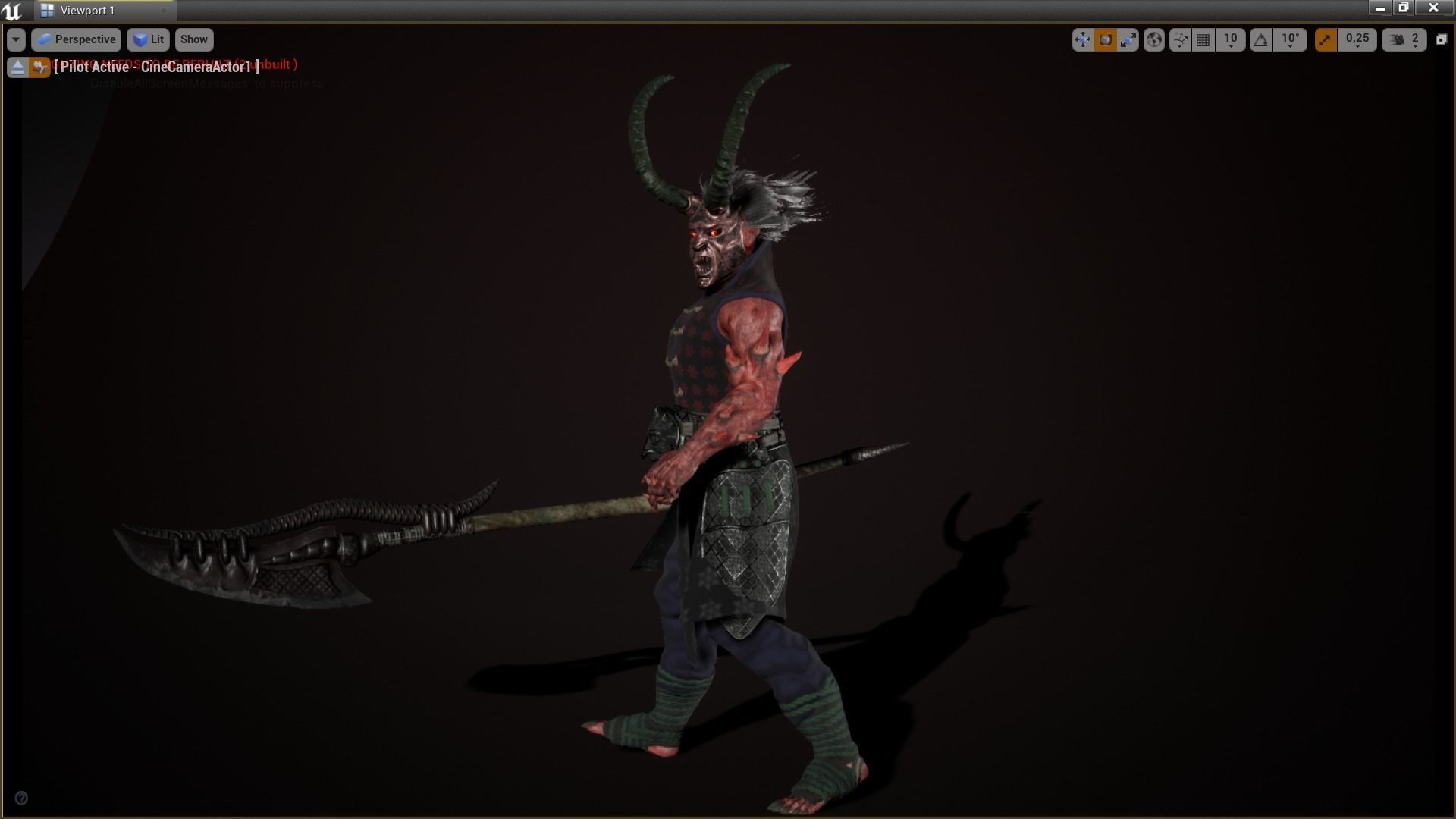 3D model Samurai demon VR / AR / low-poly | CGTrader