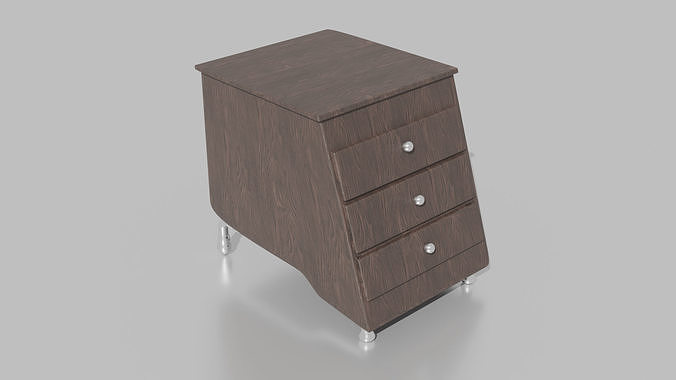 Bedside Table free 3D model | CGTrader