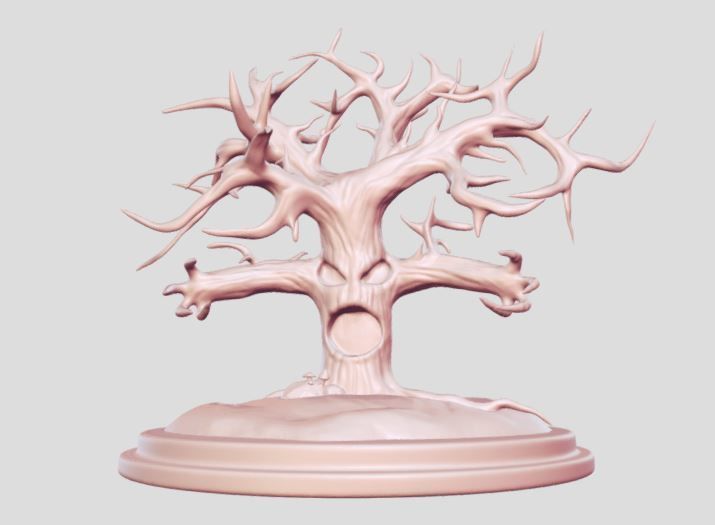 horror tree 3D model 3D printable | CGTrader
