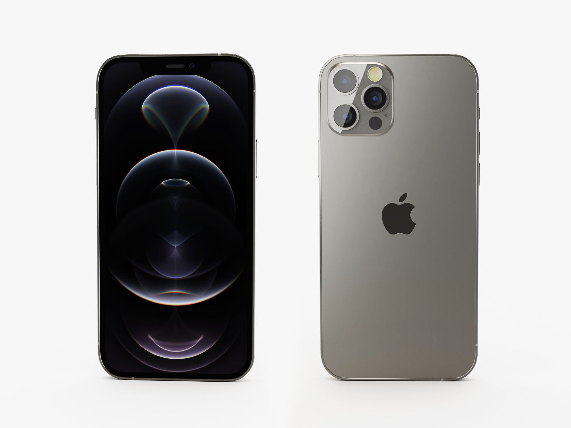 iPhone 12 pro graphite 3D model | CGTrader