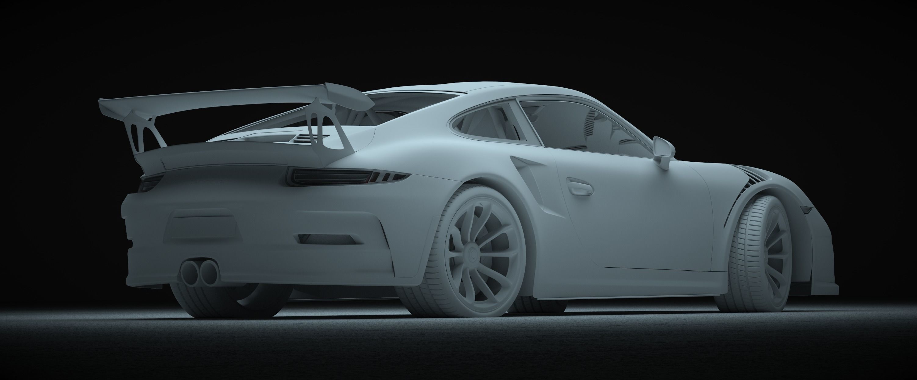 Porsche GT3 RS 3D model | CGTrader