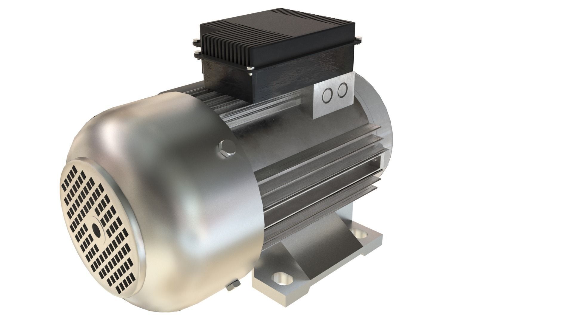 Electric Motor-Generator Single Phase 3D model 3D model | CGTrader