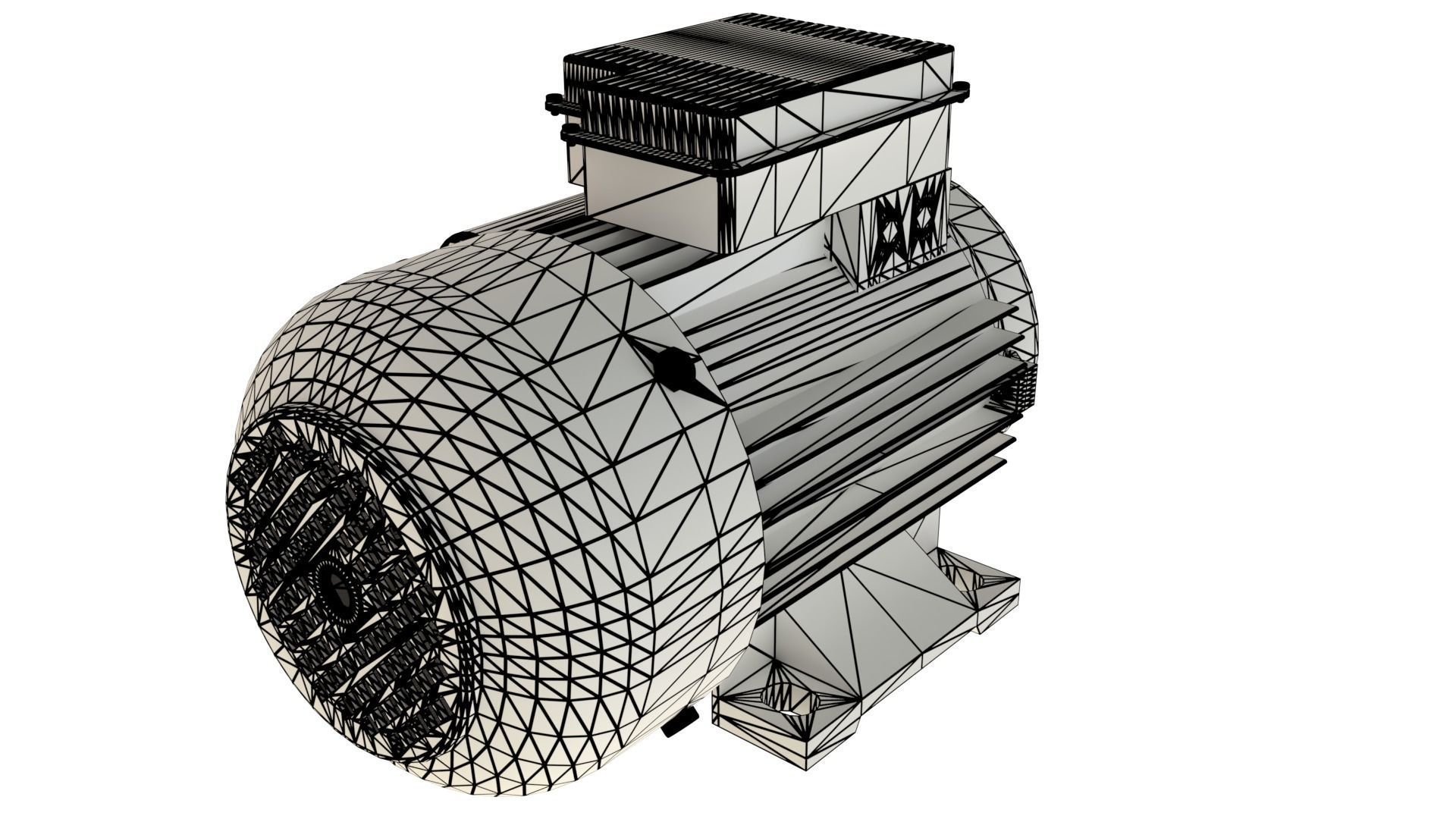 Electric Motor-Generator Single Phase 3D model 3D model | CGTrader