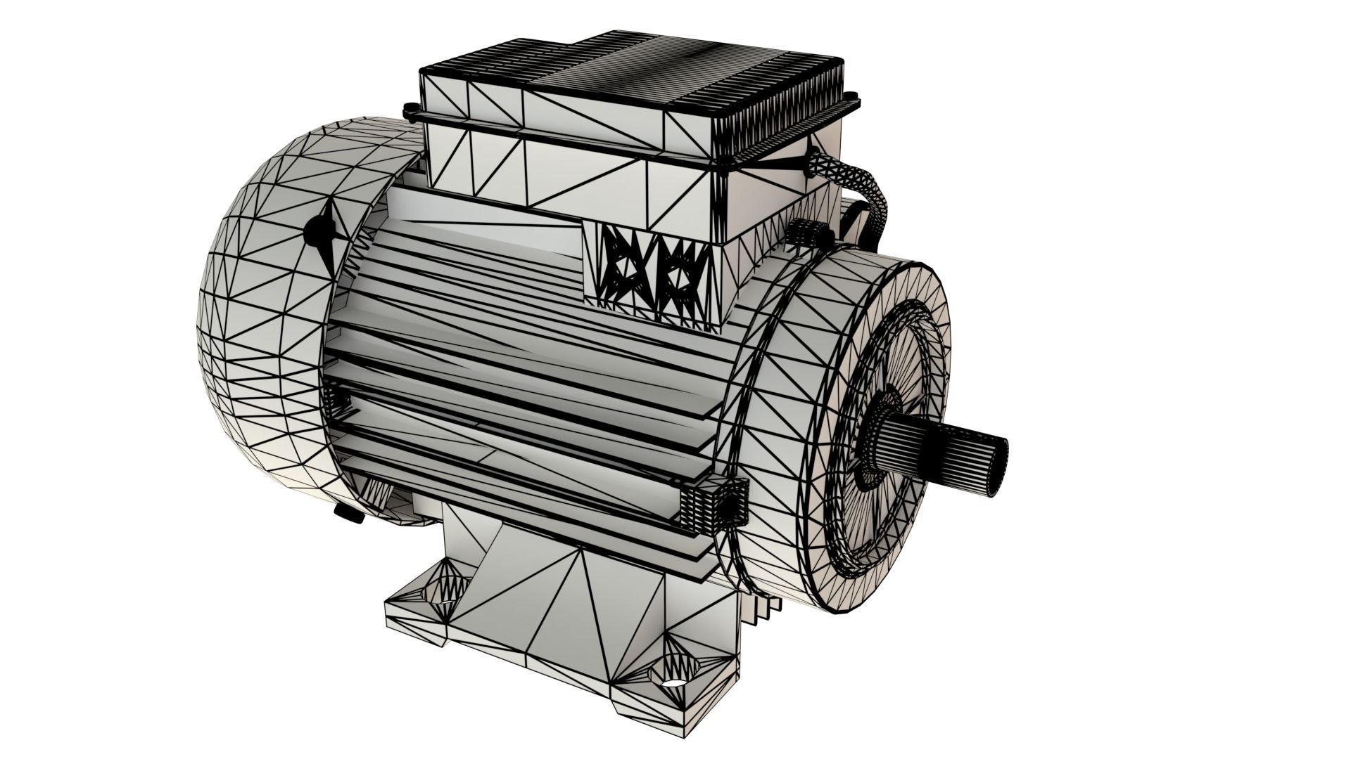Electric Motor-Generator Single Phase 3D model 3D model | CGTrader