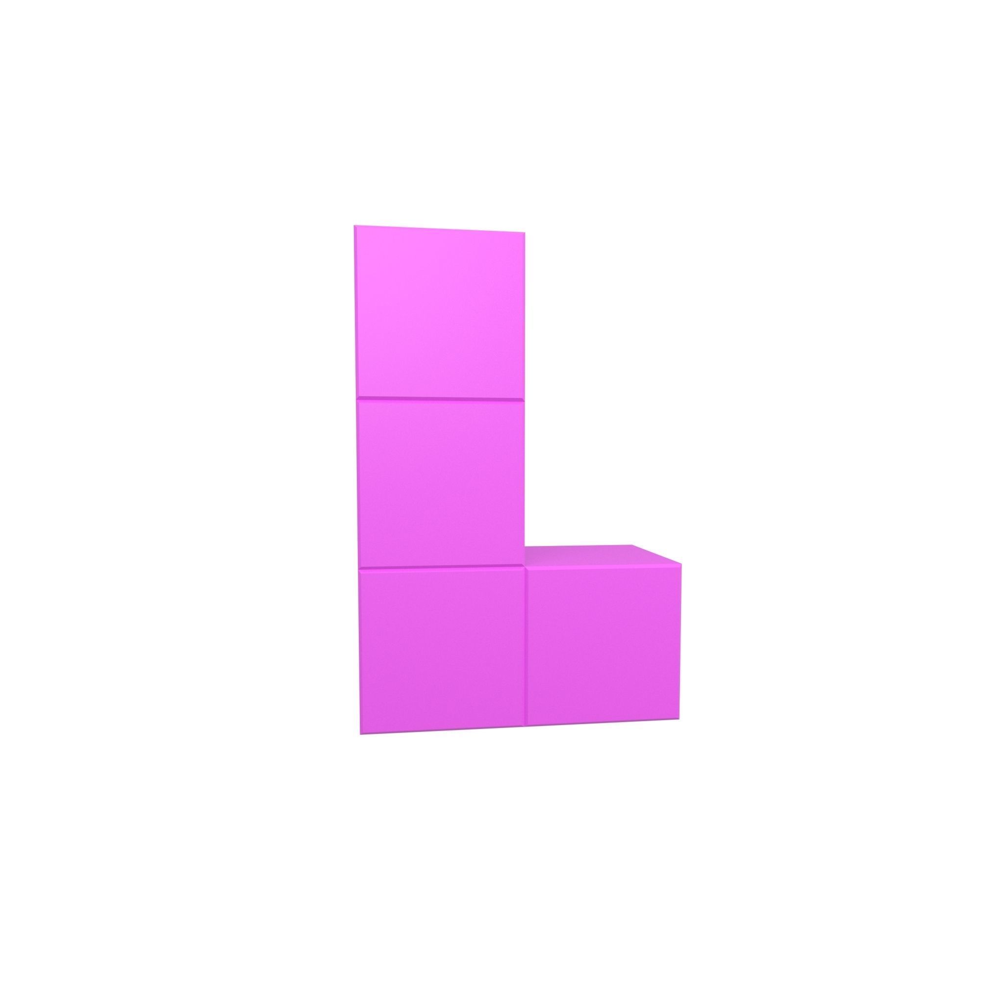 3D model Tetris Block v3 Pack 01 VR / AR / low-poly | CGTrader